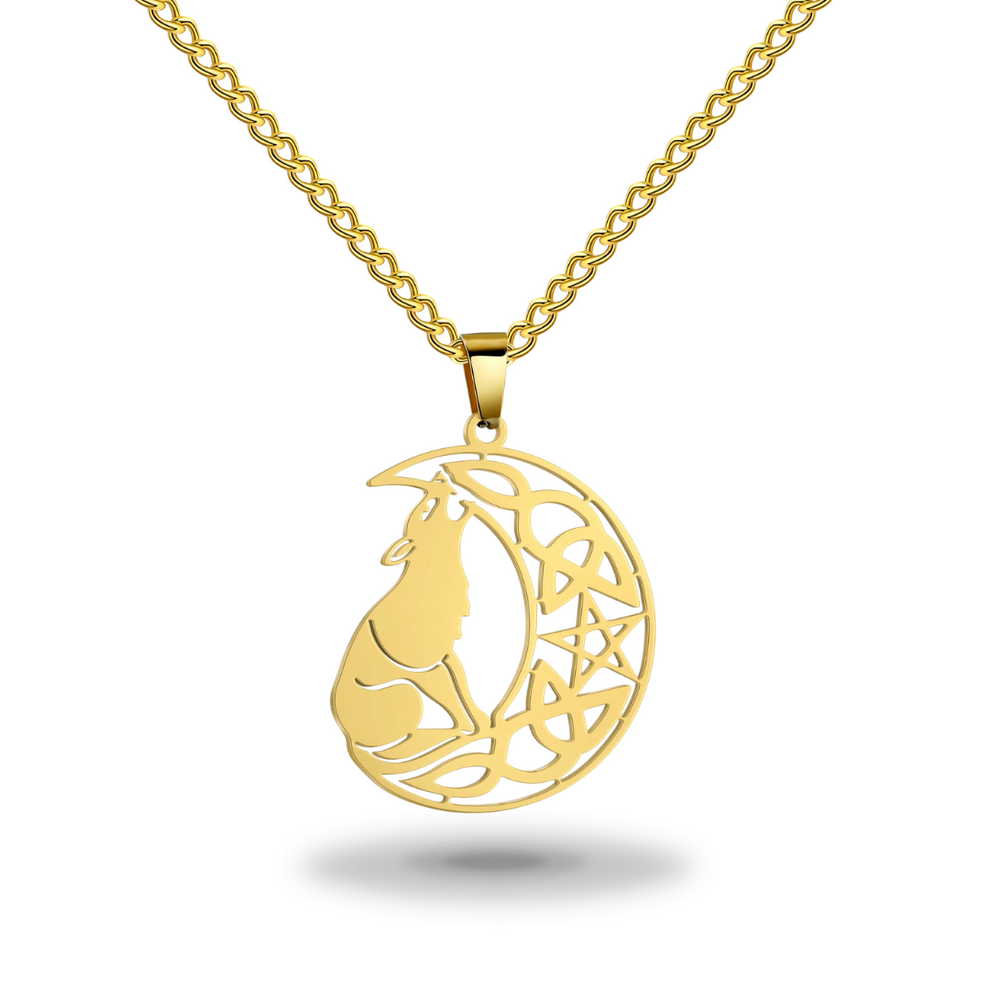 Egyptian Necklace "Half Moon" (Steel) | Egyptian History