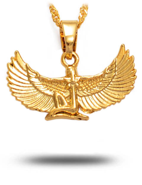 Collier Isis, l'Ailée | Ancienne Égypte – Egyptian History