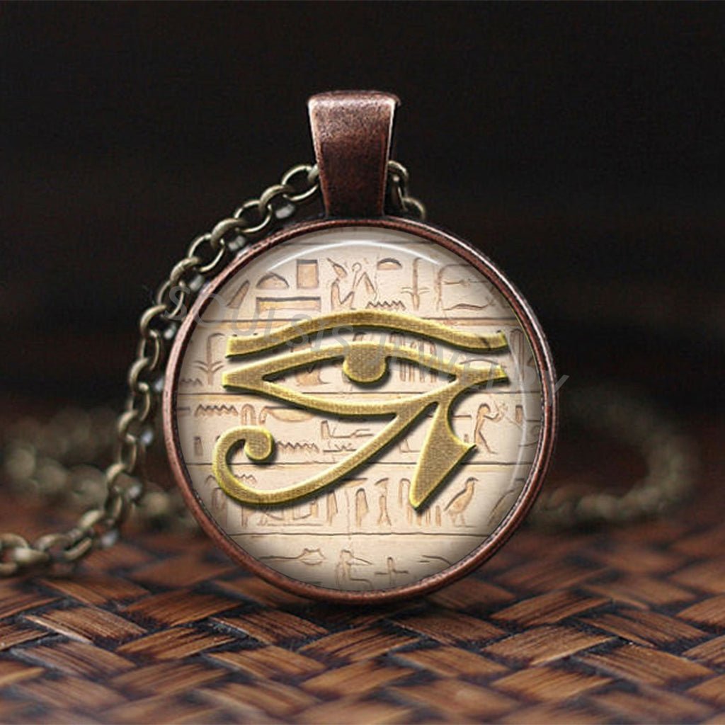 Egyptian Necklace "Eye Pendant" (Steel) | Egyptian History