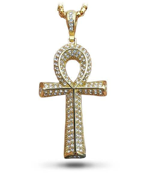Egyptian Necklace "Gold Cross Ankh" | Egyptian History