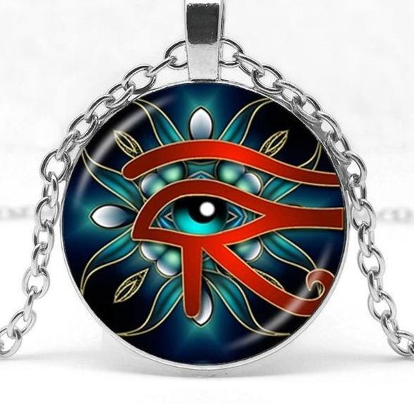 Egyptian Necklace "Red Eye" (Steel) | Egyptian History