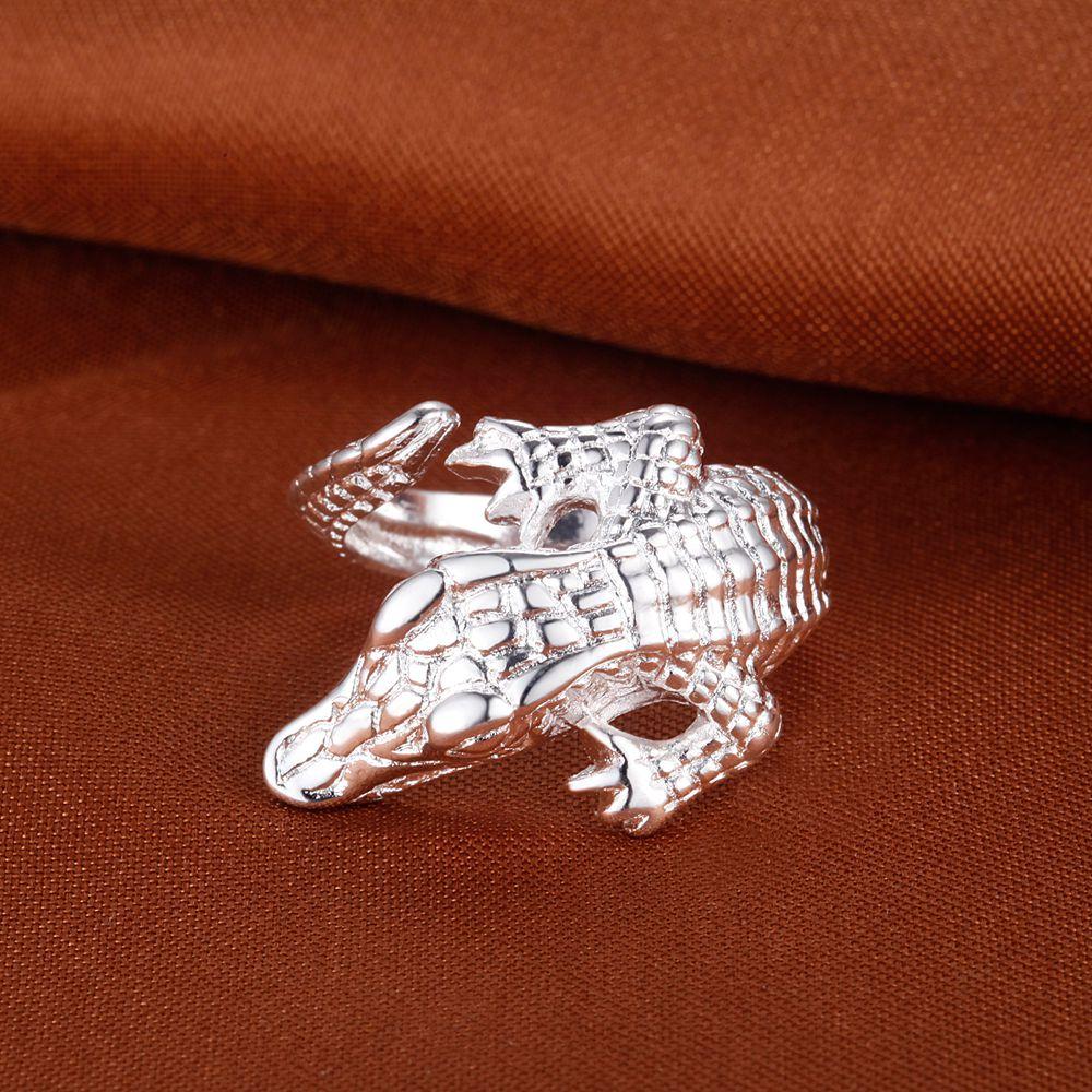 Egyptian Ring "Crystal Sobek" (Steel) | Egyptian History