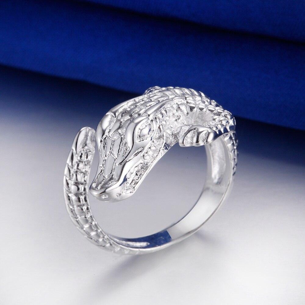 Egyptian Ring "Crystal Sobek" (Steel) | Egyptian History